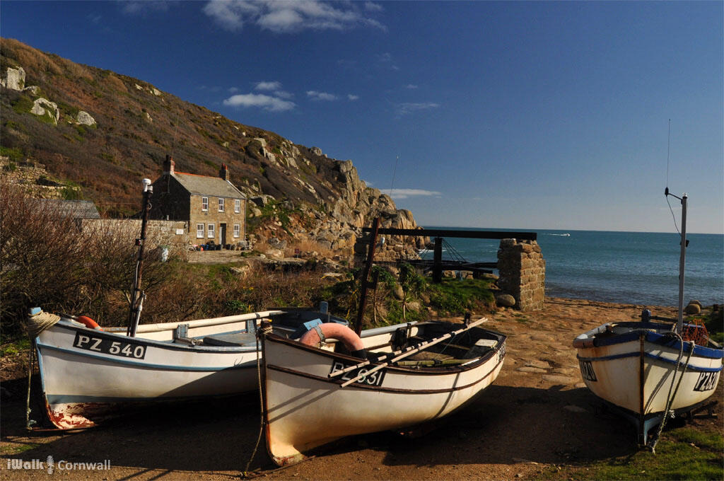 Porthcurno, Pedn Vounder and Penberth Cove circular walk