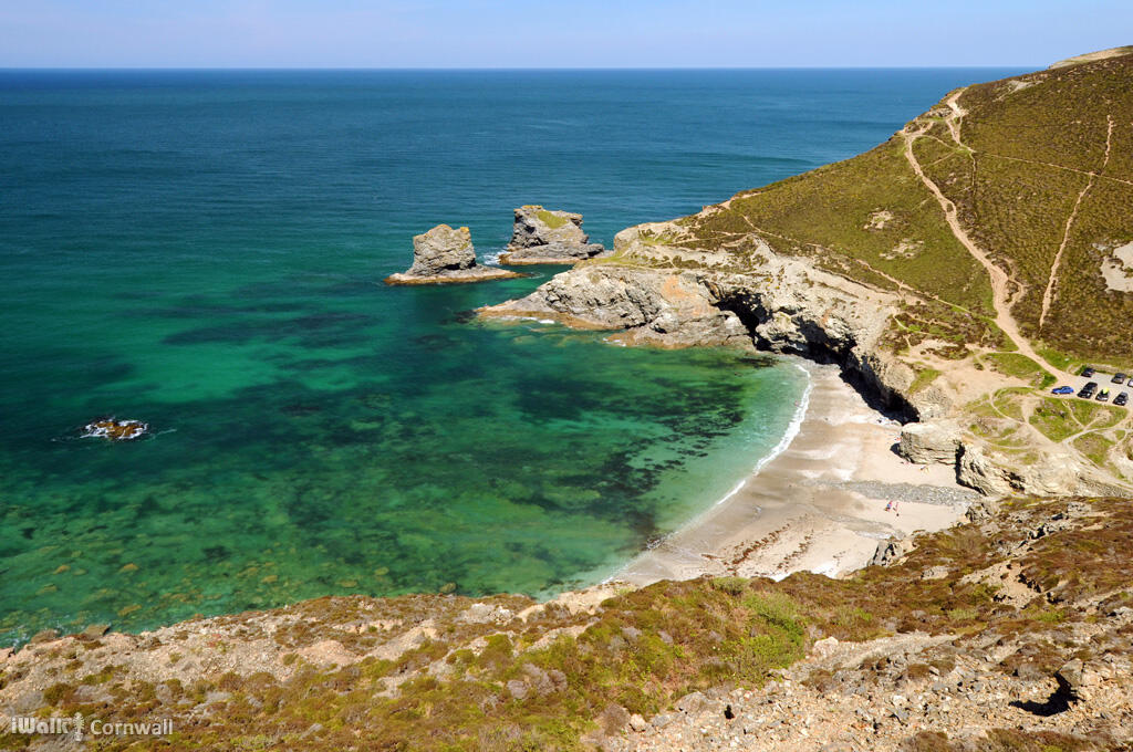 Trevellas Porth beach - circular walks