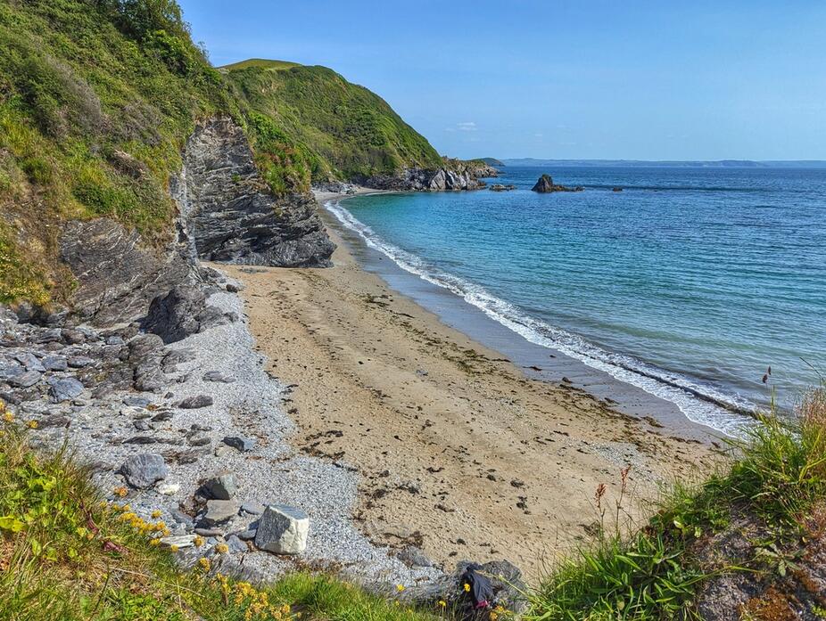 Polstreath beach - circular walks
