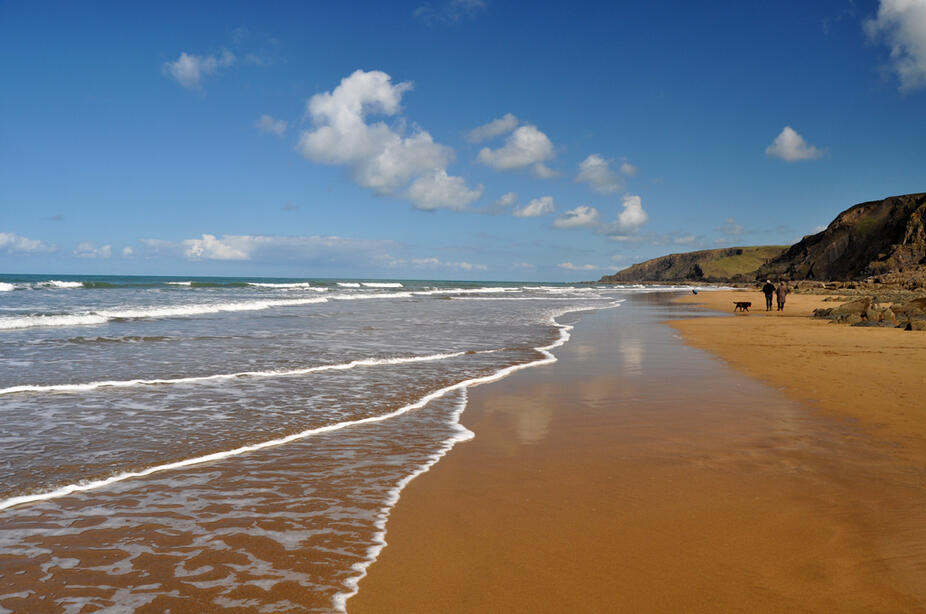 Sandymouth beach - circular walks
